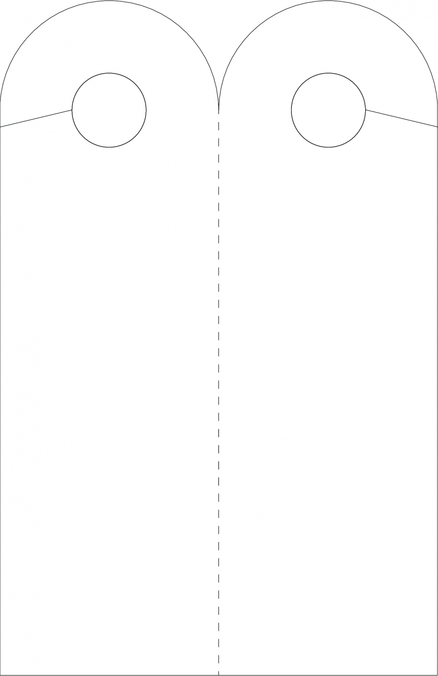 Gabarits accroche-portes - Gomofac
